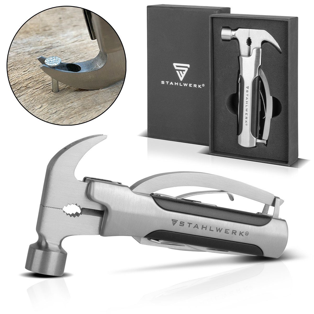 STAHLWERK Multitool Multitool mit 13 Werkzeugen Multifunktionswerkzeug, (1 St)