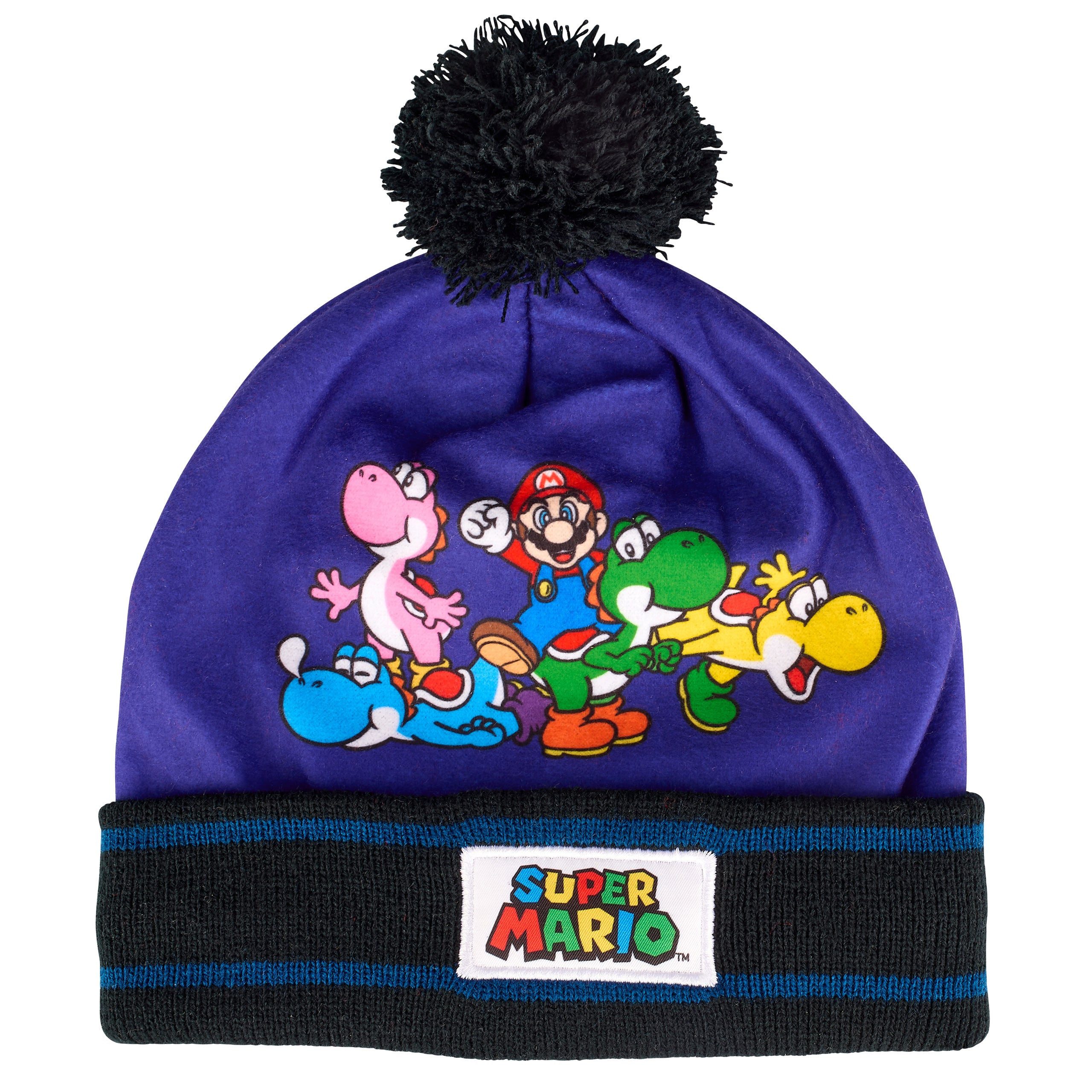 Super Mario Bommelmütze Wintermütze in verschiedenen Farben