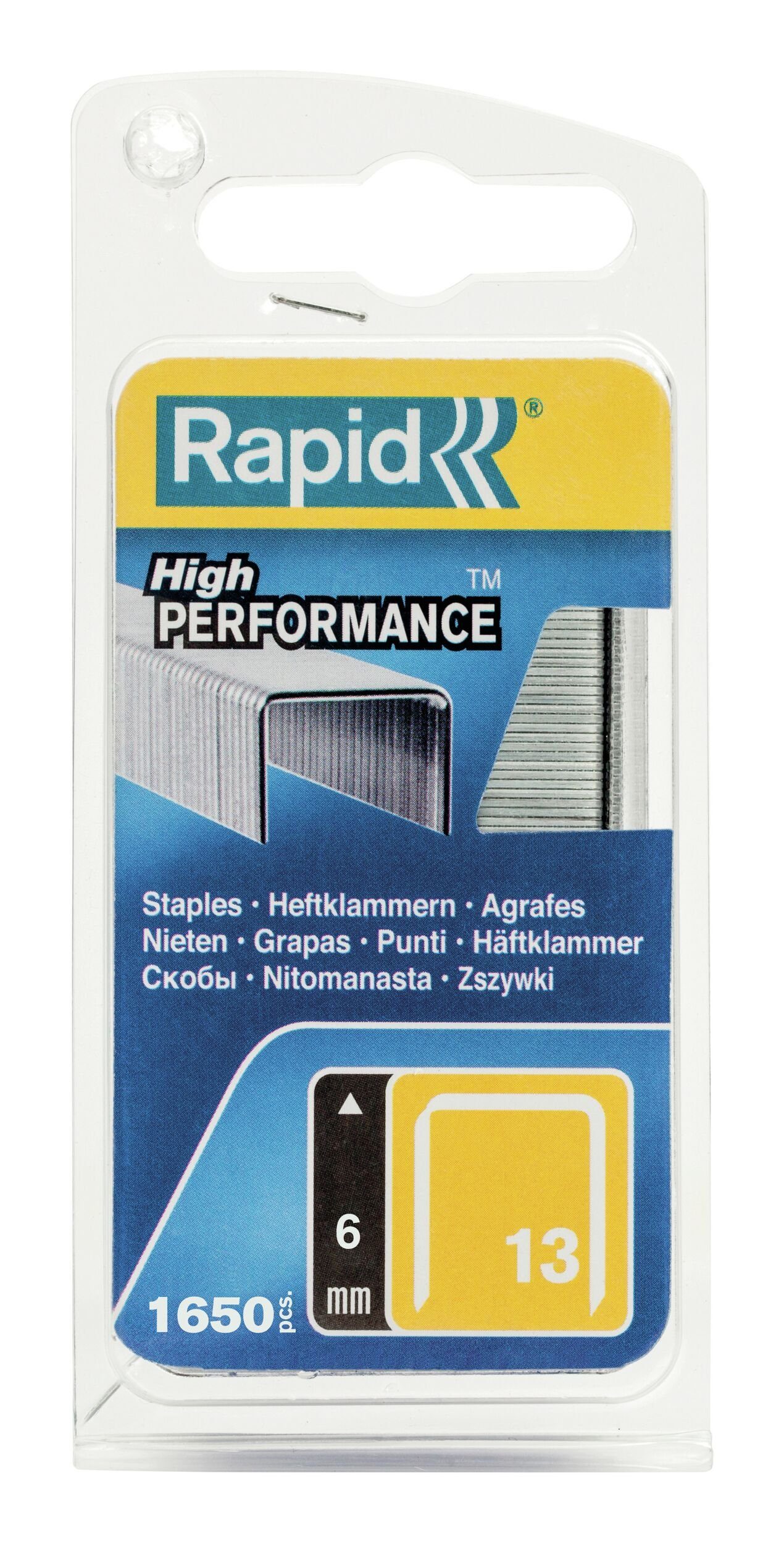 Rapid Heftklammer, Heftklammern 13/6, In wiederverschliessbarer ...