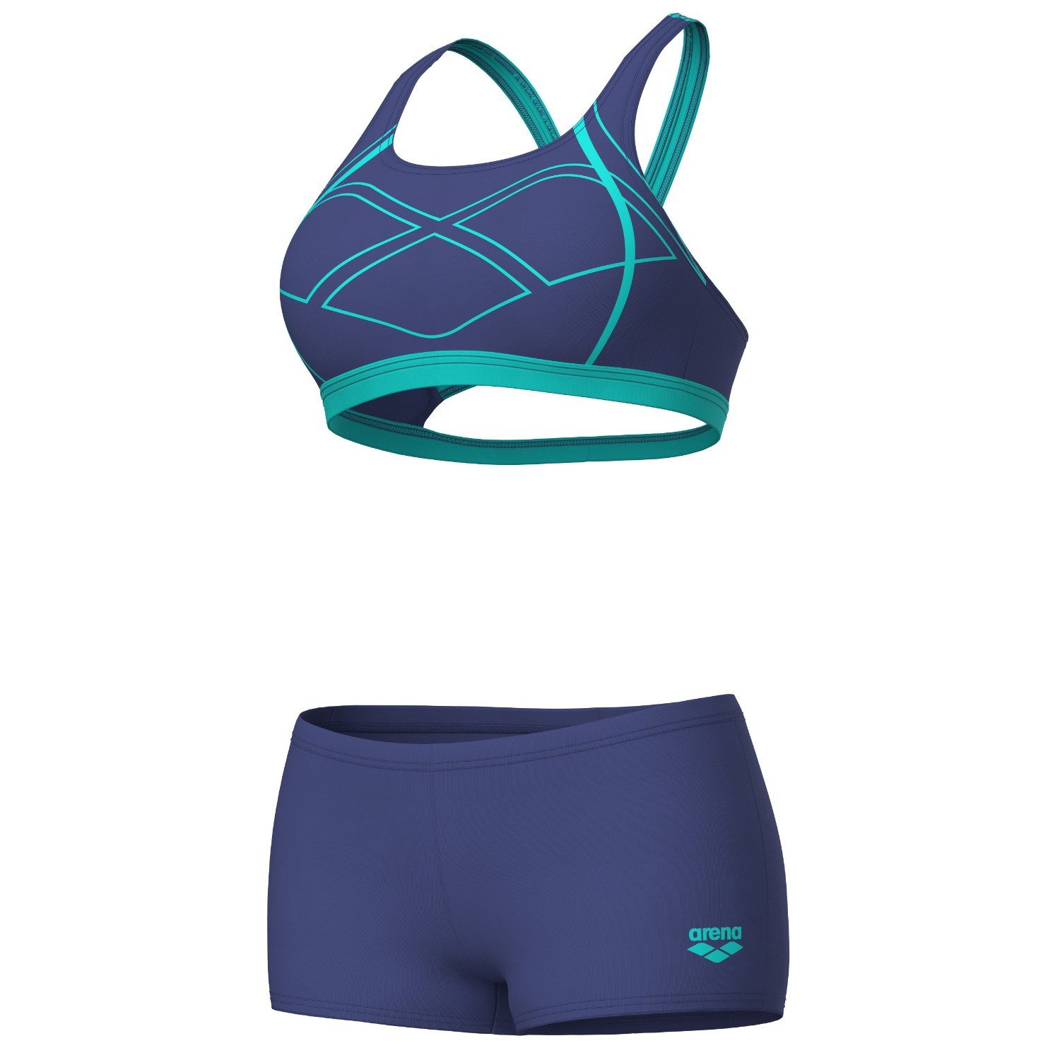Arena Bustier-Bikini arena Feel Damen Graphic Bikini (2-St), Das ...