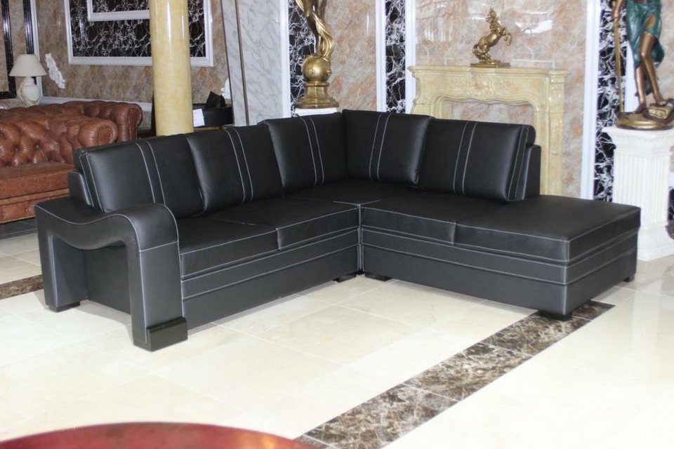 Jvmoebel Ecksofa Designer Couch L Form Polster Couchen Leder