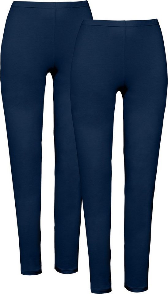 Erwin Müller Lange Unterhose Damen Unterhose Lang 2er Pack 2 St