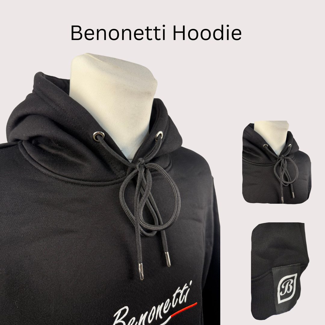 Benonetti Hoodie Benonetti Unisex Hoodie Schwarz – Premium Streetwear ...