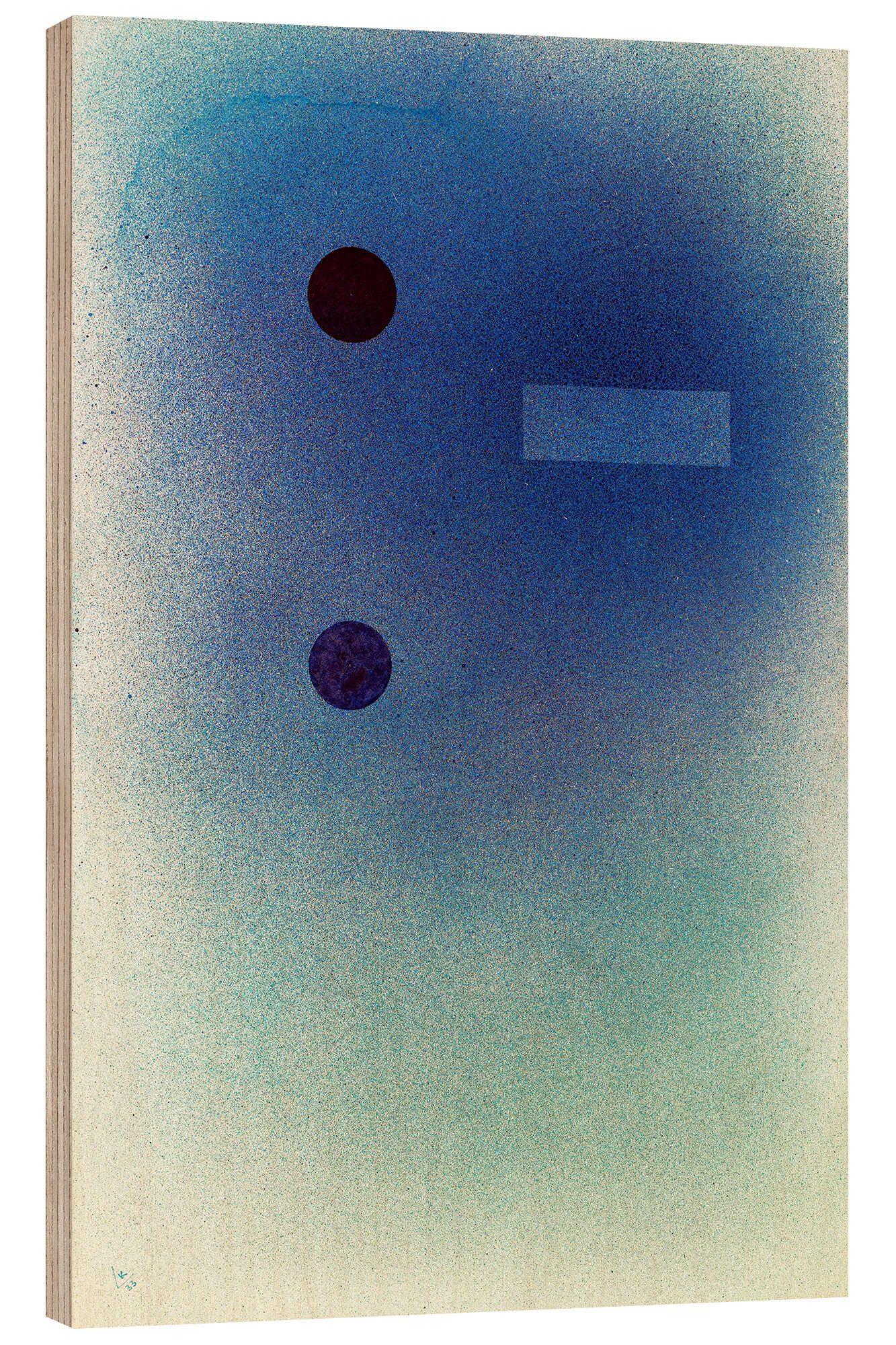 Posterlounge Holzbild Wassily Kandinsky Zwei Zu Eins Malerei