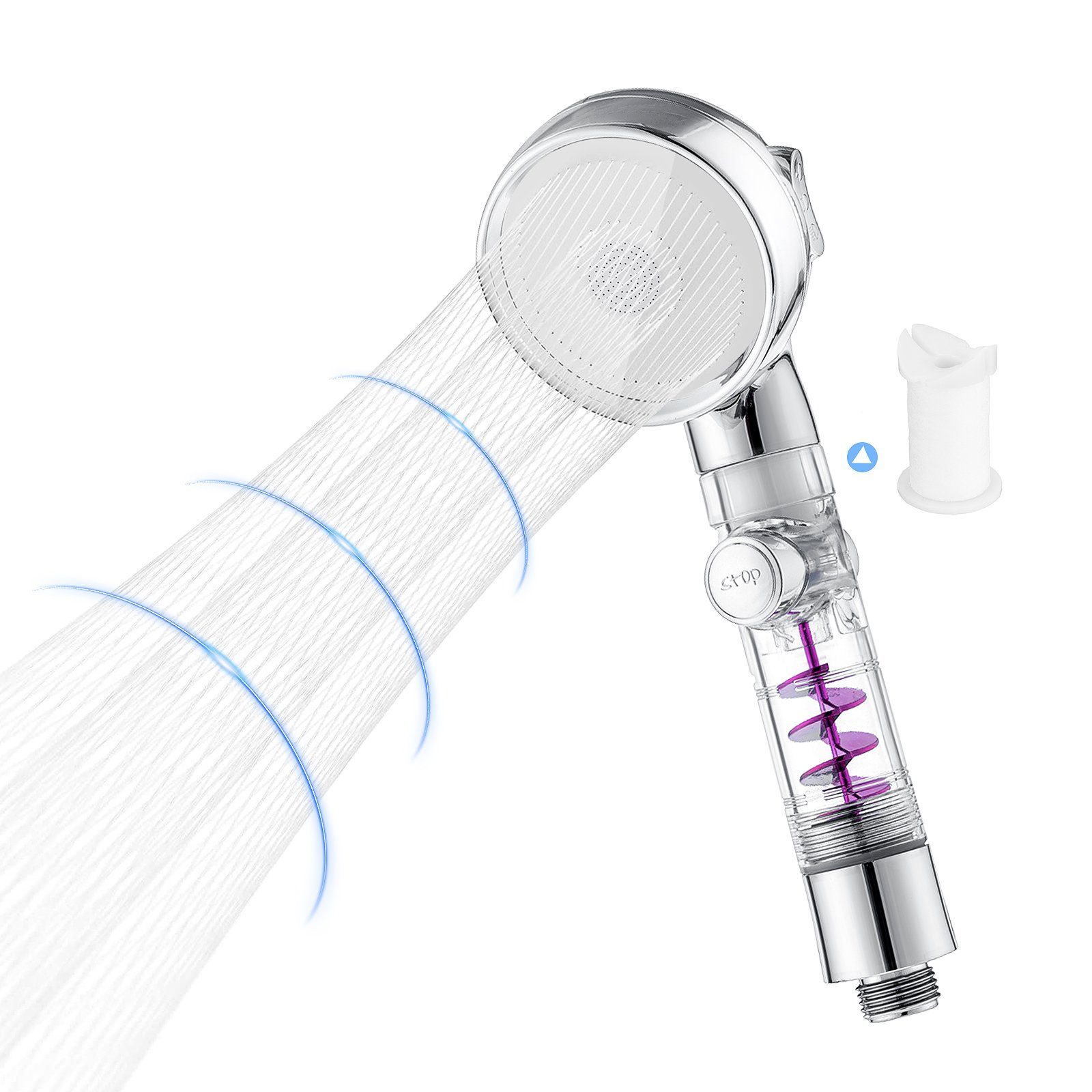 Bvsoivia Handbrause 1 Tlg Duschkopf Filtration Mit 3 Strahlarten