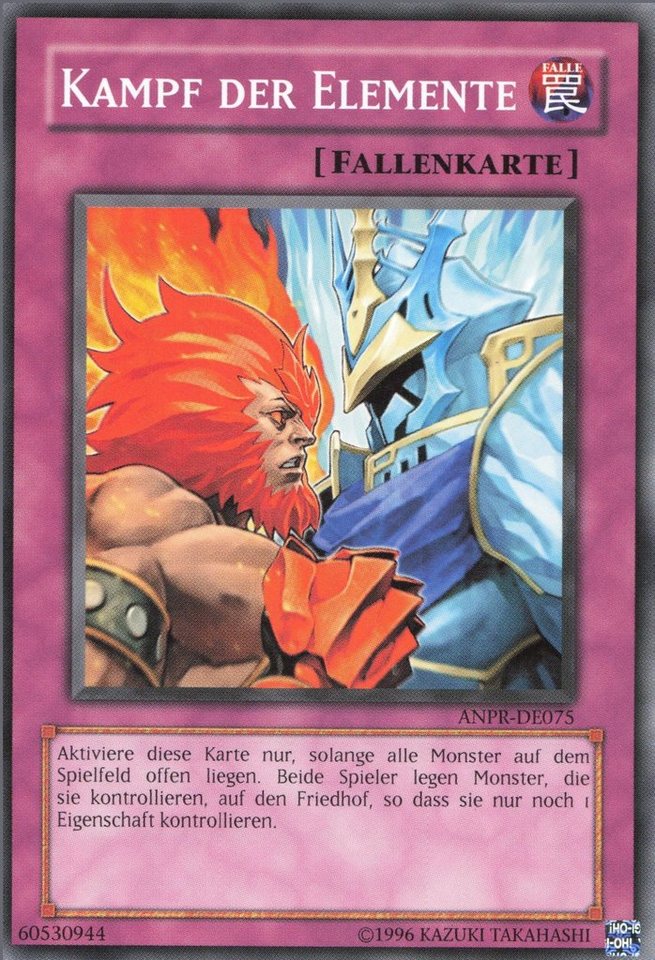 Recollectibles Sammelkarte Yugioh Karte Kampf Der Elemente Yu Gi Oh