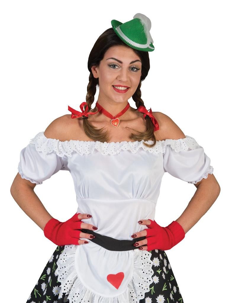 Funny Fashion Trachten Kostüm Bluse Dirndlbluse Oktoberfest Dirndl