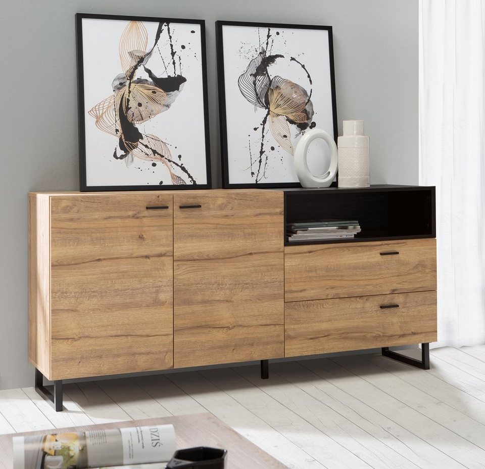 Newroom Sideboard Bomcu Sideboard Waterford Eiche Modern Sideboard