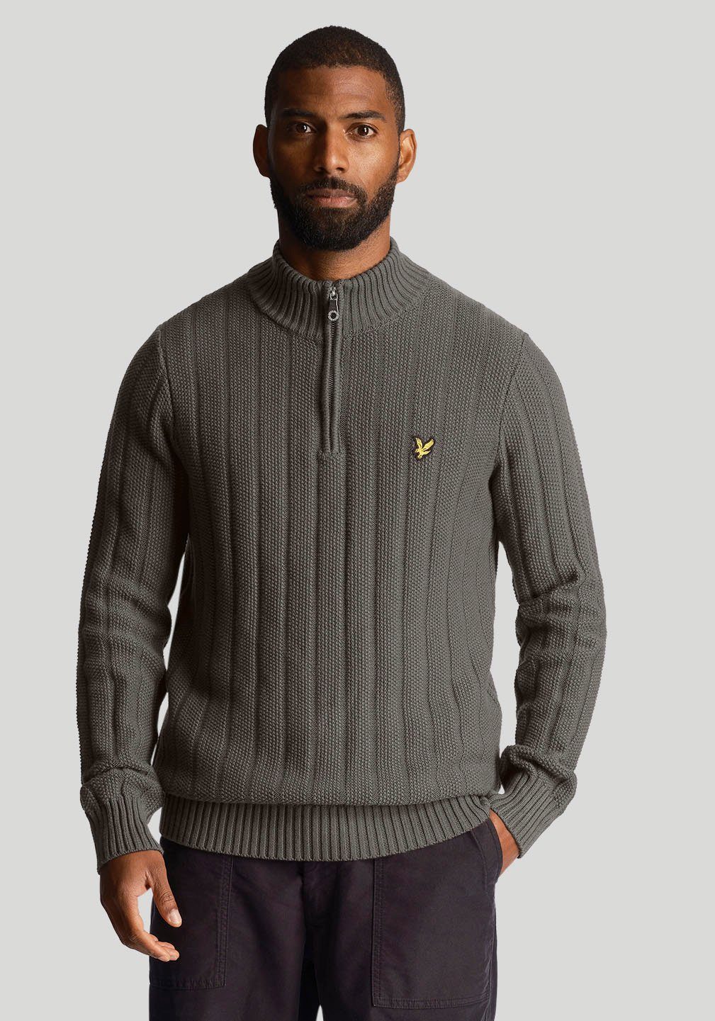 Lyle And Scott Strickpullover Mit Stehkragen