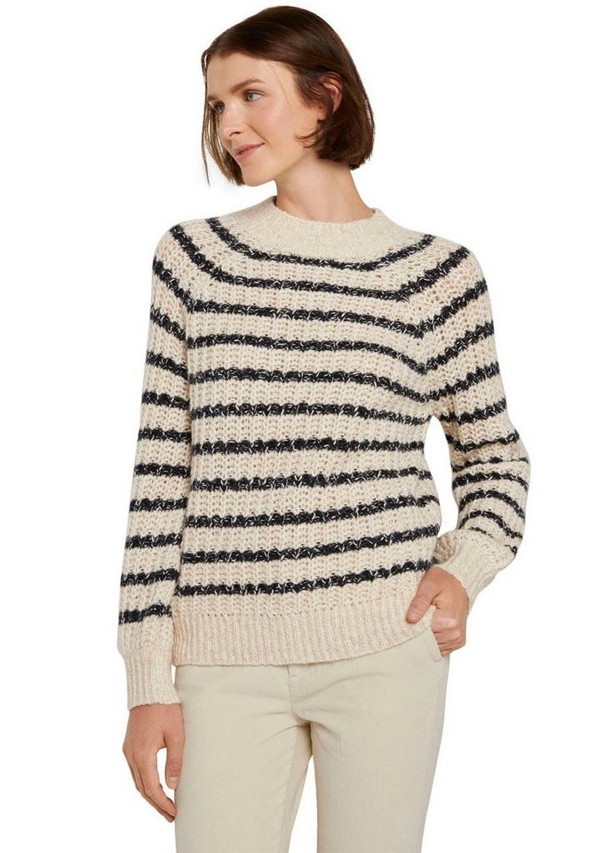 Tom Tailor Denim Strickpullover Im Streifen Look Otto