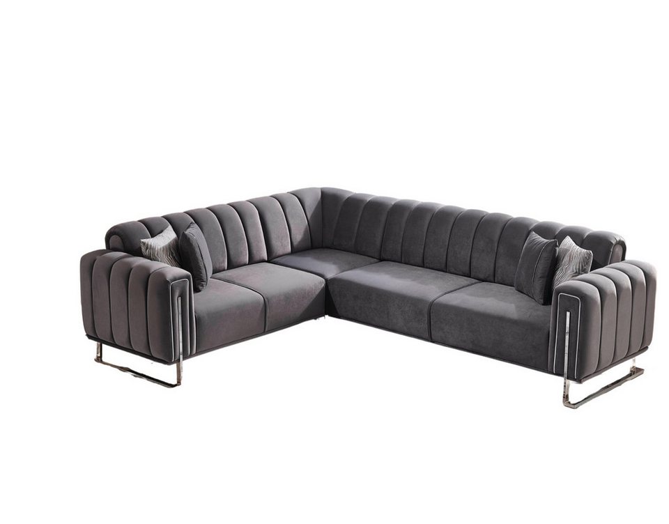Villa Möbel Ecksofa Luven Mit Relax Bettfunktion Durch Umklappbare