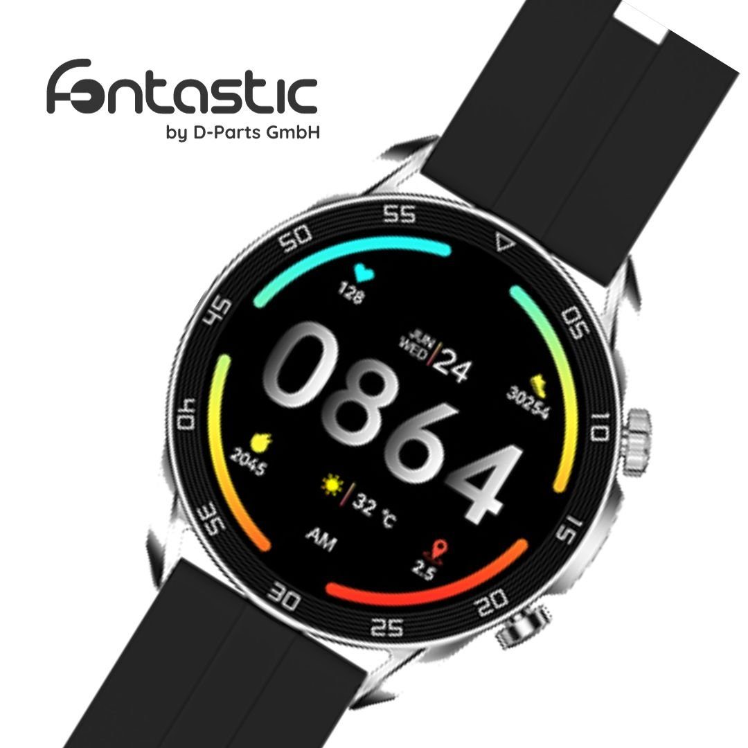 fontastic FontaFit LEMA CHR Smartwatch, Handy-Uhr