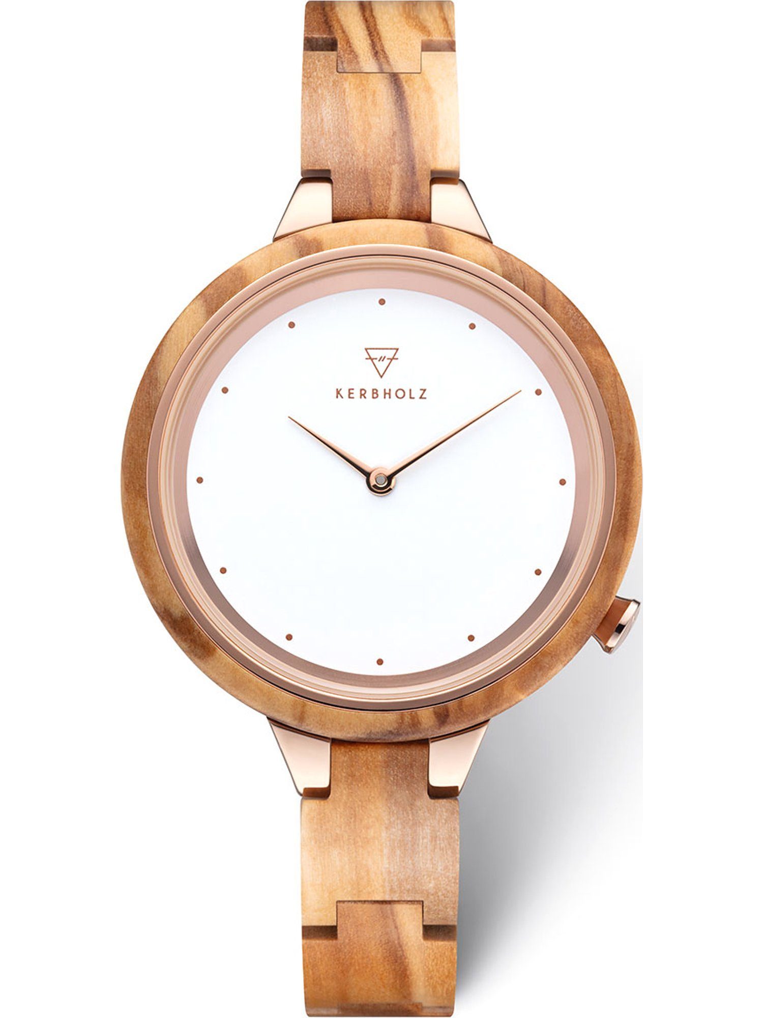 KERBHOLZ Quarzuhr »Kerbholz Damen-Uhren Analog Quarz«, Klassikuhr