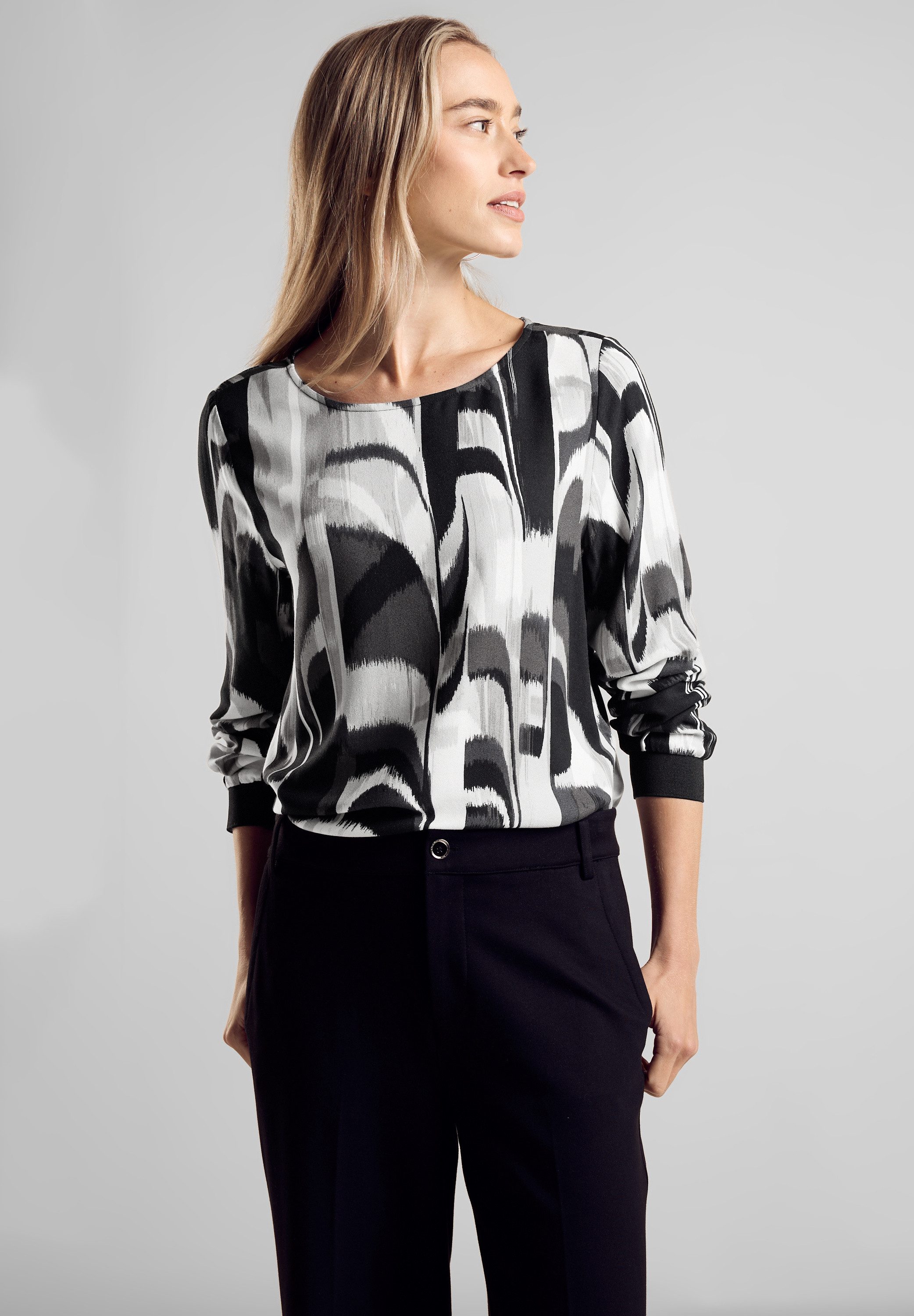 Street One Langarmbluse Aus Softer Viskose Langarmbluse