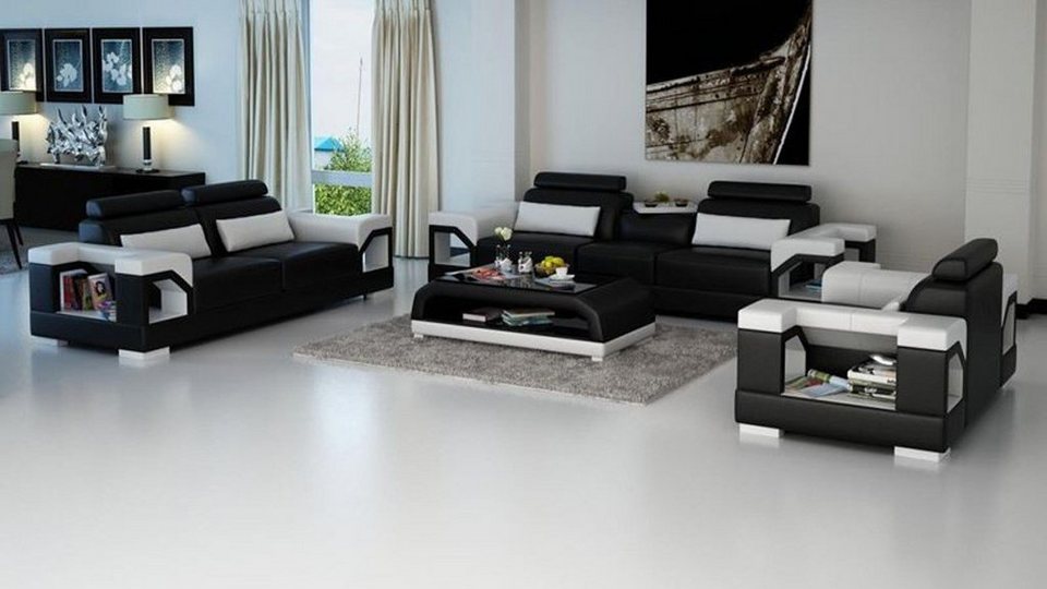Jvmoebel Wohnzimmer Set Luxus Sofagarnitur 321 Sitzer Set Design