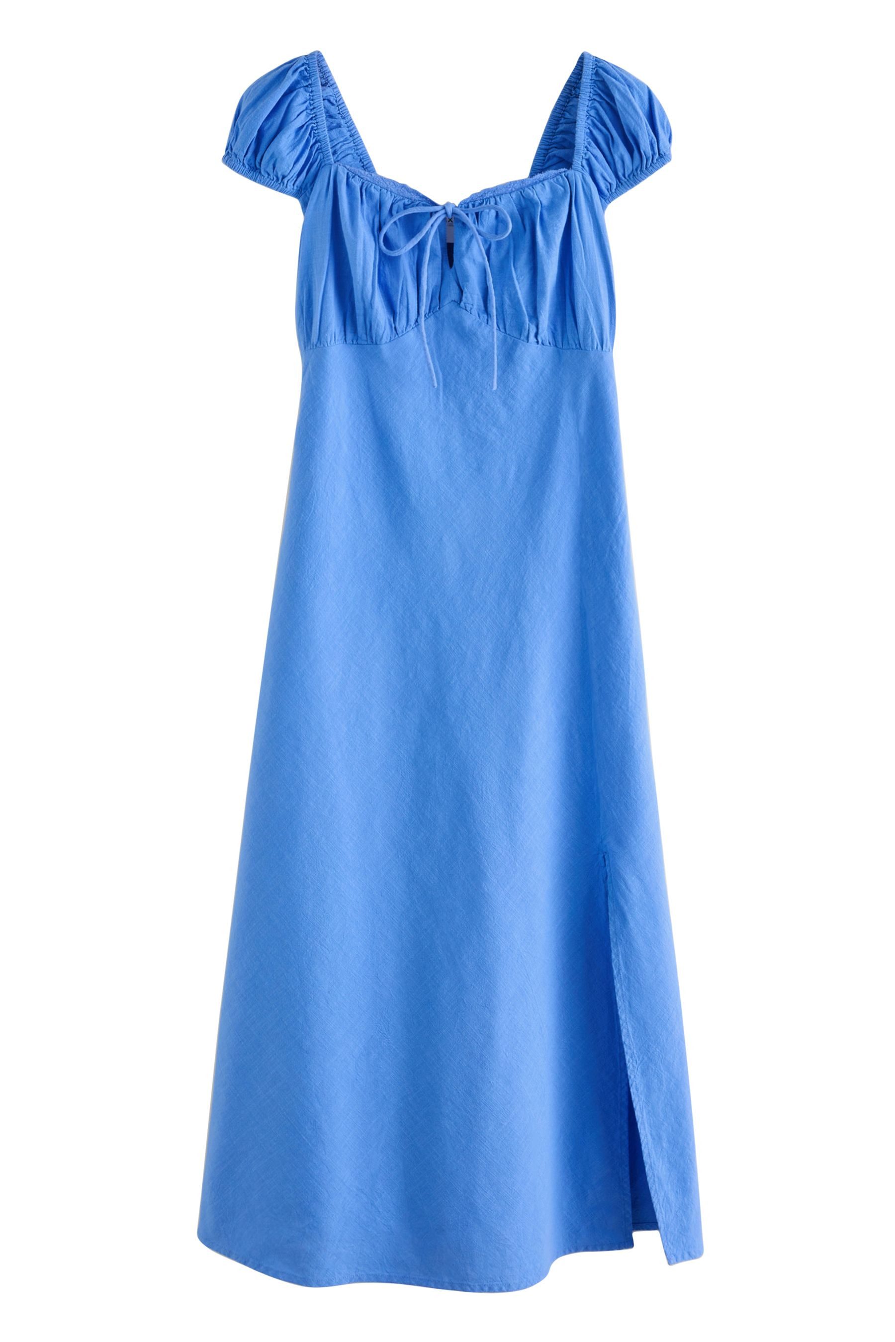 Next Midikleid Midikleid Mit Puffärmeln Aus 100 Baumwolle 1 Tlg
