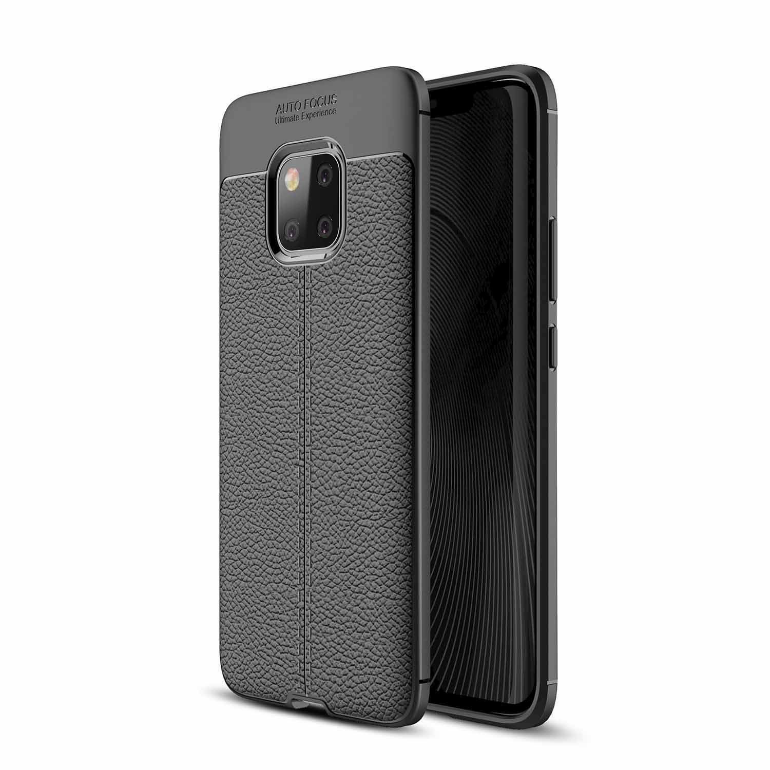 Cadorabo Handyhülle Tpu Kunstleder Struktur Huawei Mate 20 Pro Hülle