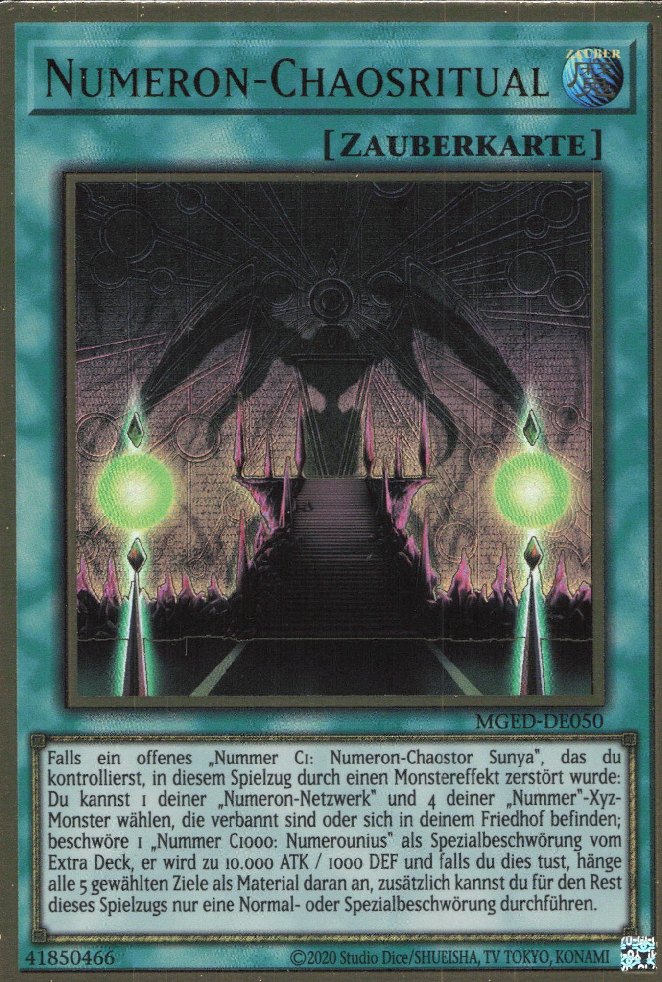 Recollectibles Sammelkarte Yugioh Karte Numeron Chaosritual Deutsch Yu
