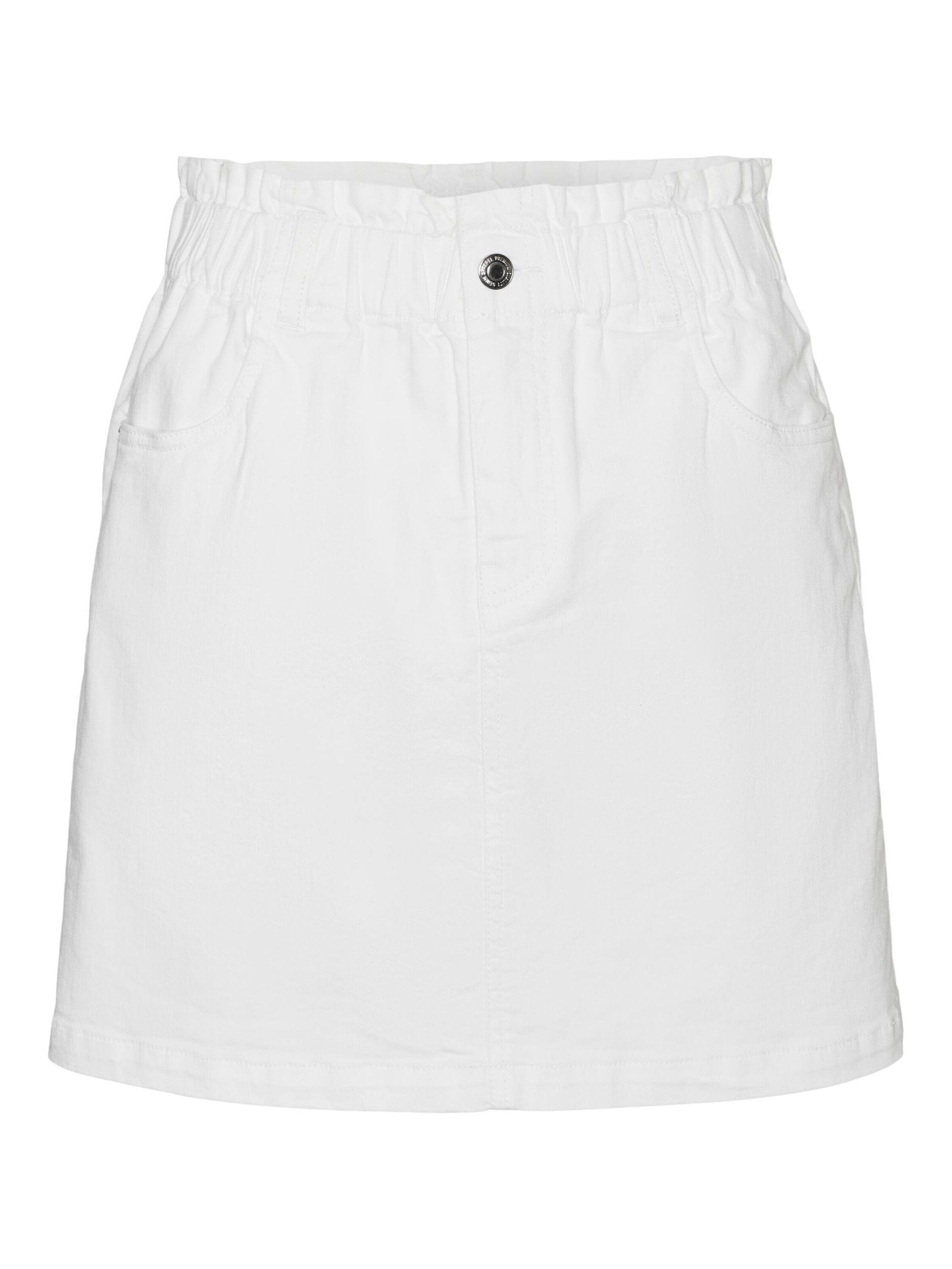 Vero Moda A-Linien-Rock WILD ALMA (1-tlg) Rüschen, Seitliche Eingrifftaschen