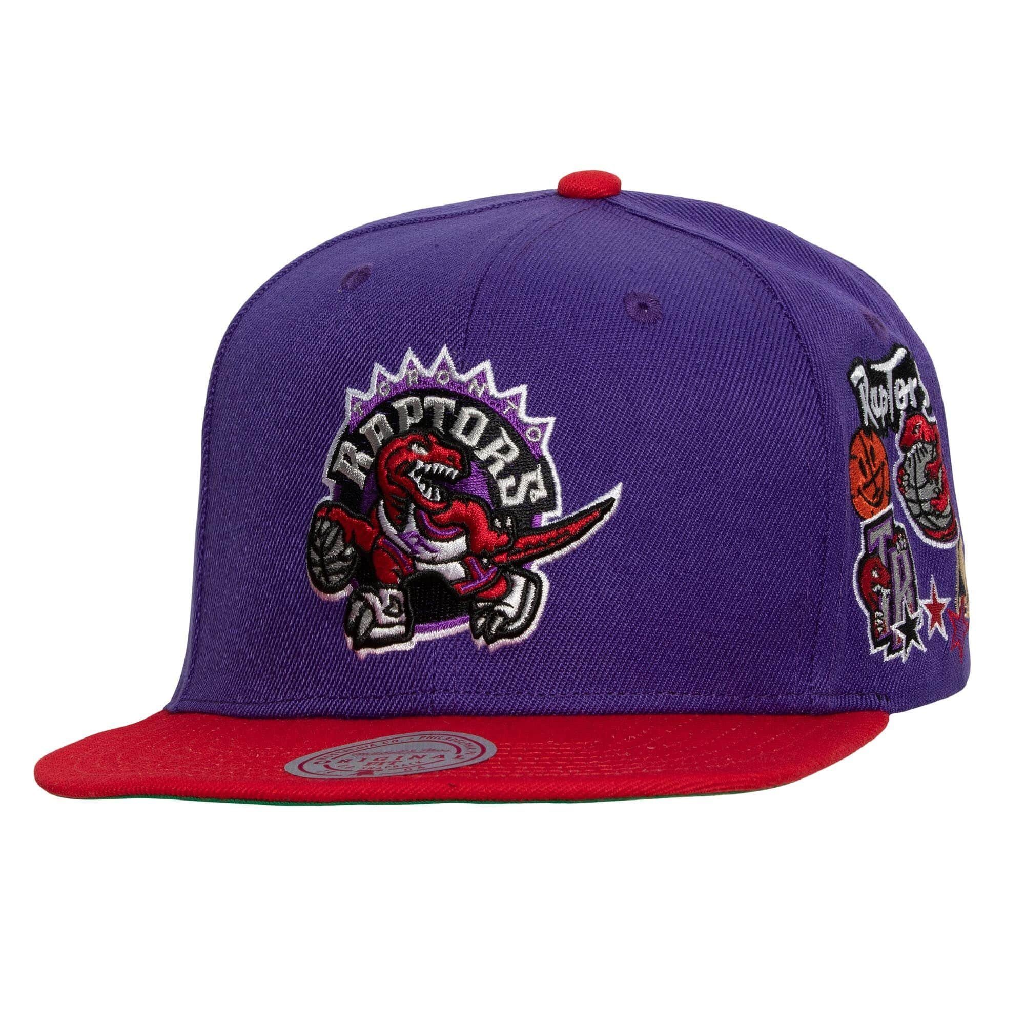 Mitchell & Ness Snapback Cap SIDEPATCHES Toronto Raptors