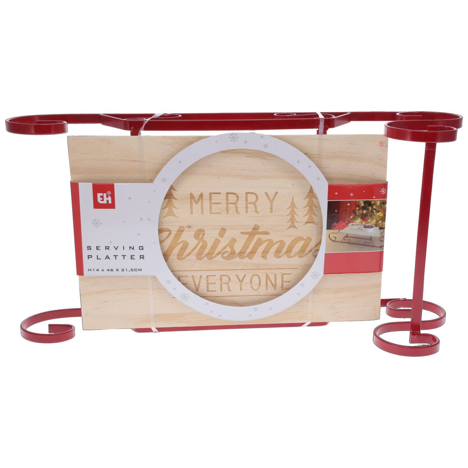 Home And Styling Collection Tablett Holz