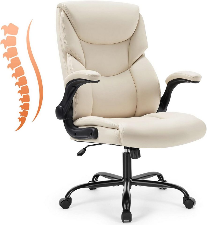 Dumos Bürostuhl Bürostuhl Aus Pu Leder Office Chair Ergonomisch