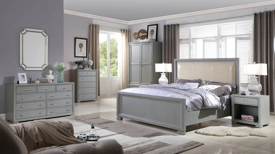 Jvmoebel Schlafzimmer Set Bett 2x Nachttisch 3 Tlg Schlafzimmer Set