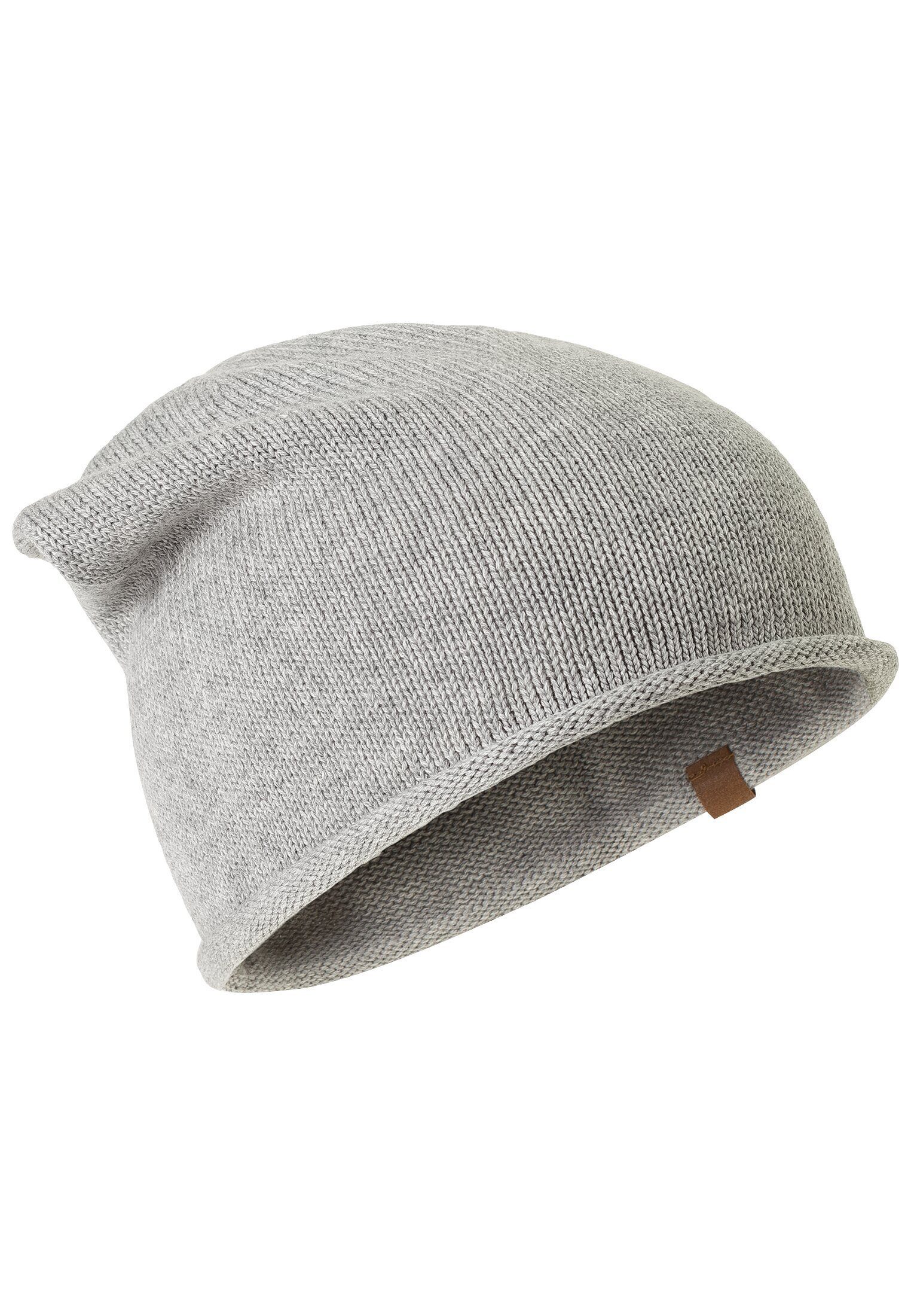 Camel Active Beanie Aus Reiner Baumwolle Gestrickte Rippstruktur