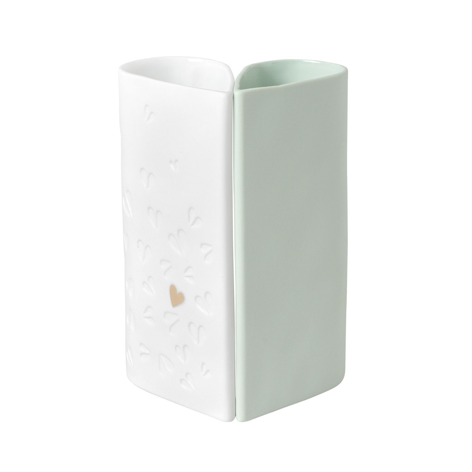 Räder Design Dekovase Set Herzen 2-teilig
