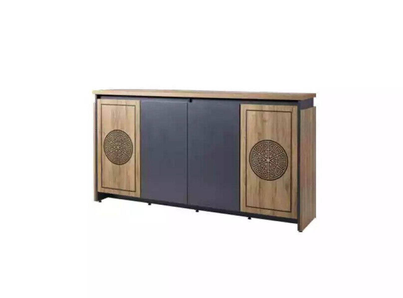 Jvmoebel Sideboard Sideboard Kommode Schrank Braun Anrichte Büromöbel