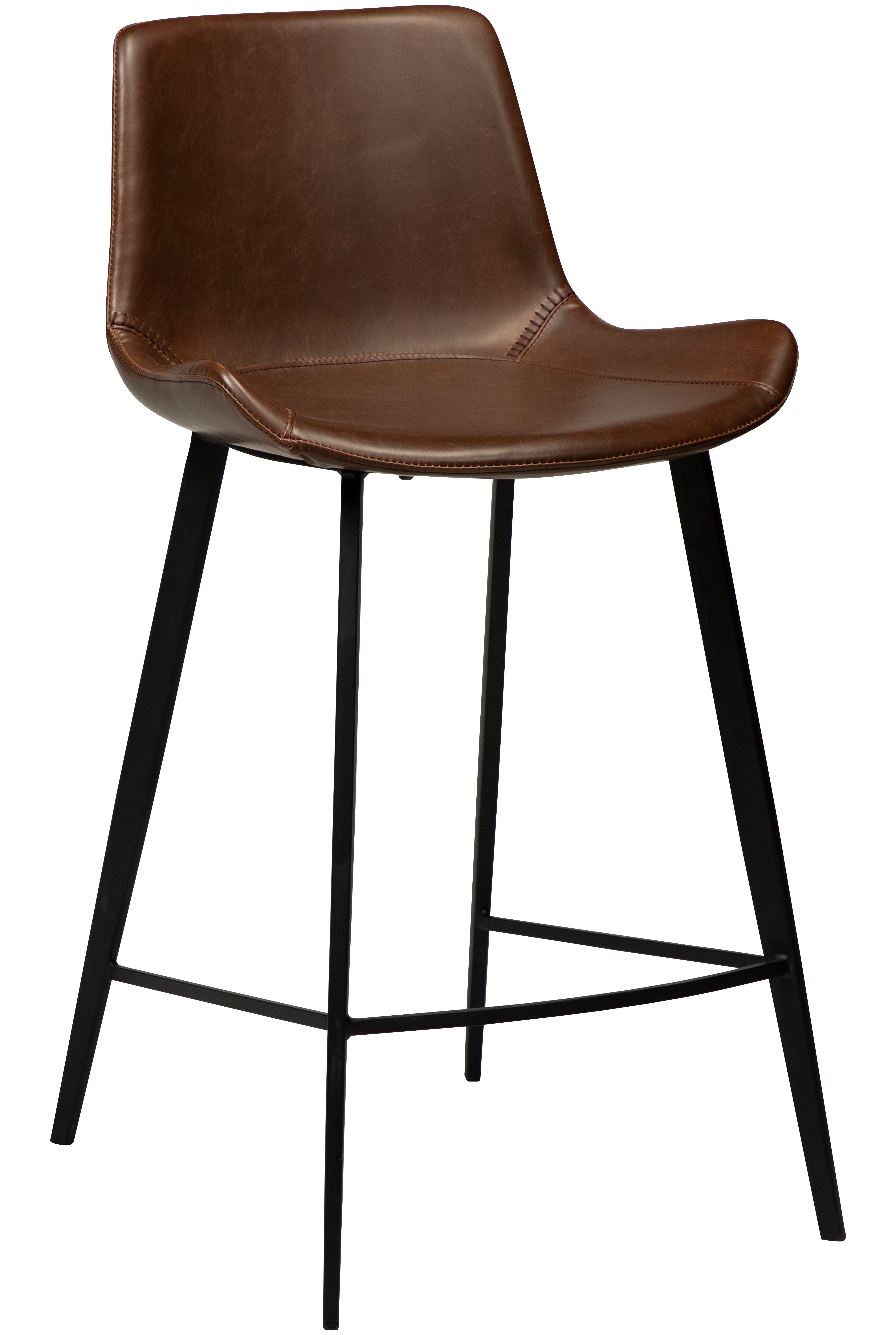 Ebuy24 Barhocker 2er Set Danform Hype Barhocker Vintage Kakaofarbe