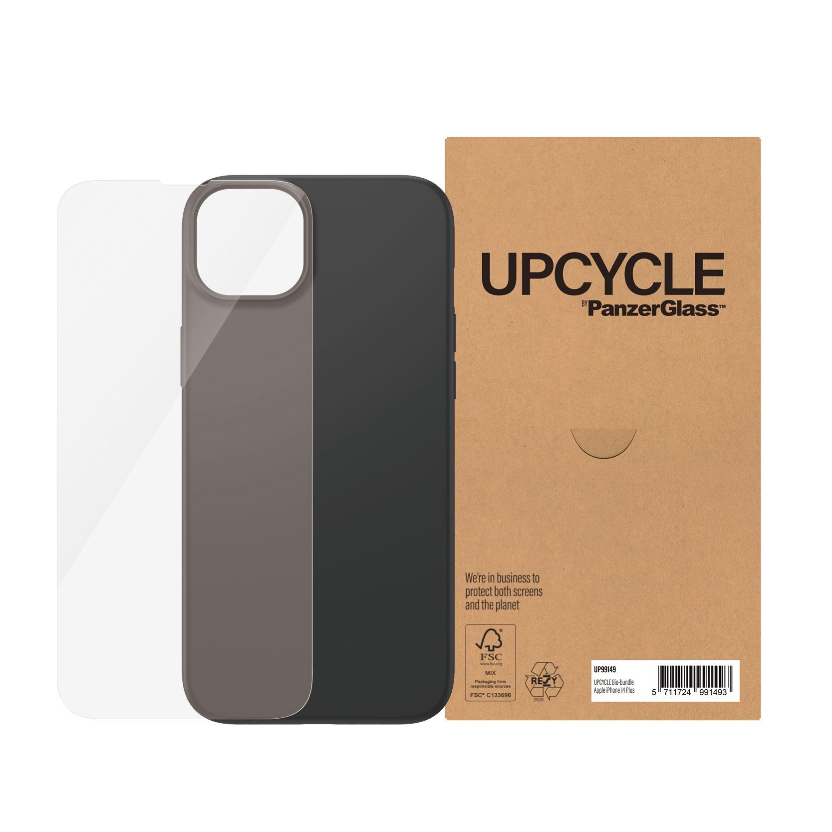PanzerGlass Upcycle Glas + Bio Case Bundle, Displayschutzglas ...