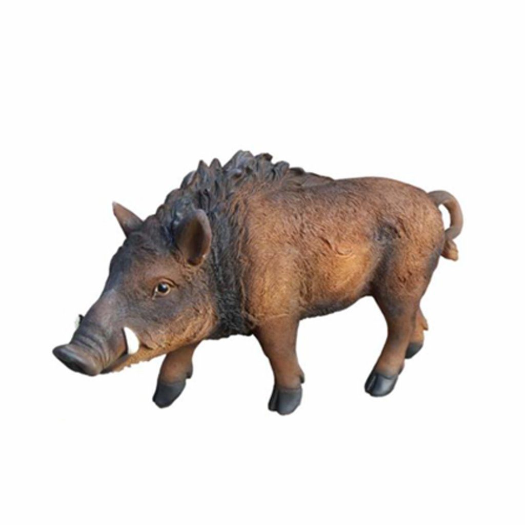 Jvmoebel Dekofigur Wildschwein Lebensgroße Figur Dekoration Statuen