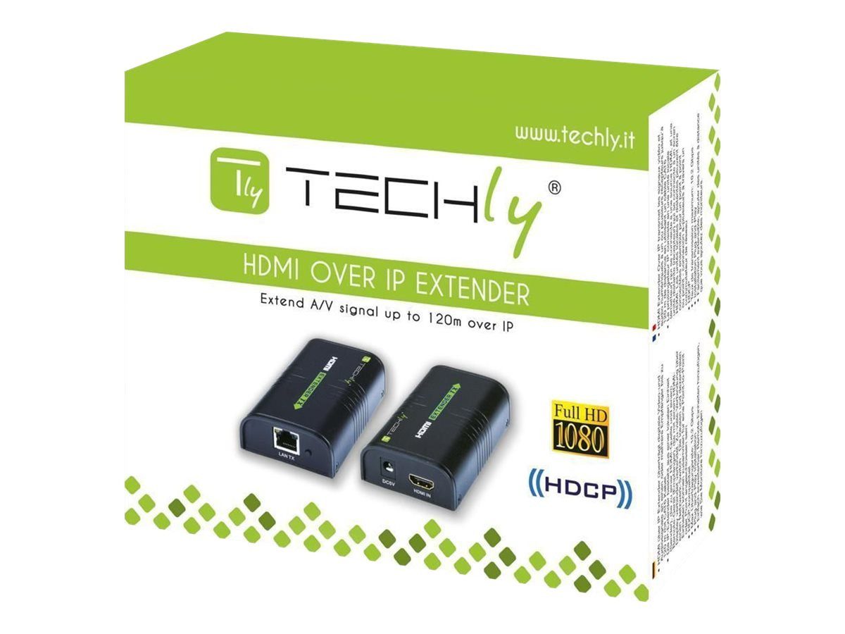 TECHLY TECHLY HDMI Extender/Splitter über IP 120m HDMI-Kabel