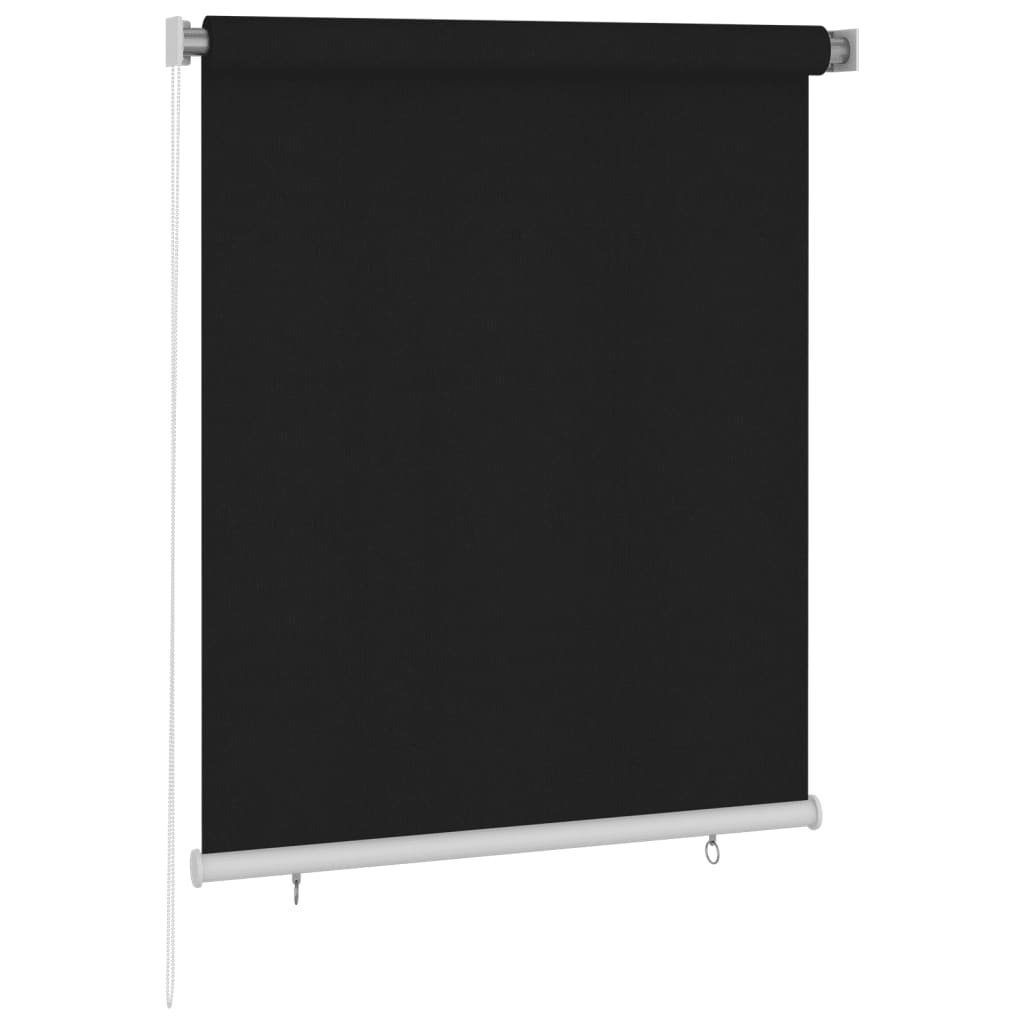 Rollo Außenrollo 105 (B) x 140 (H) cm Schwarz, vidaXL