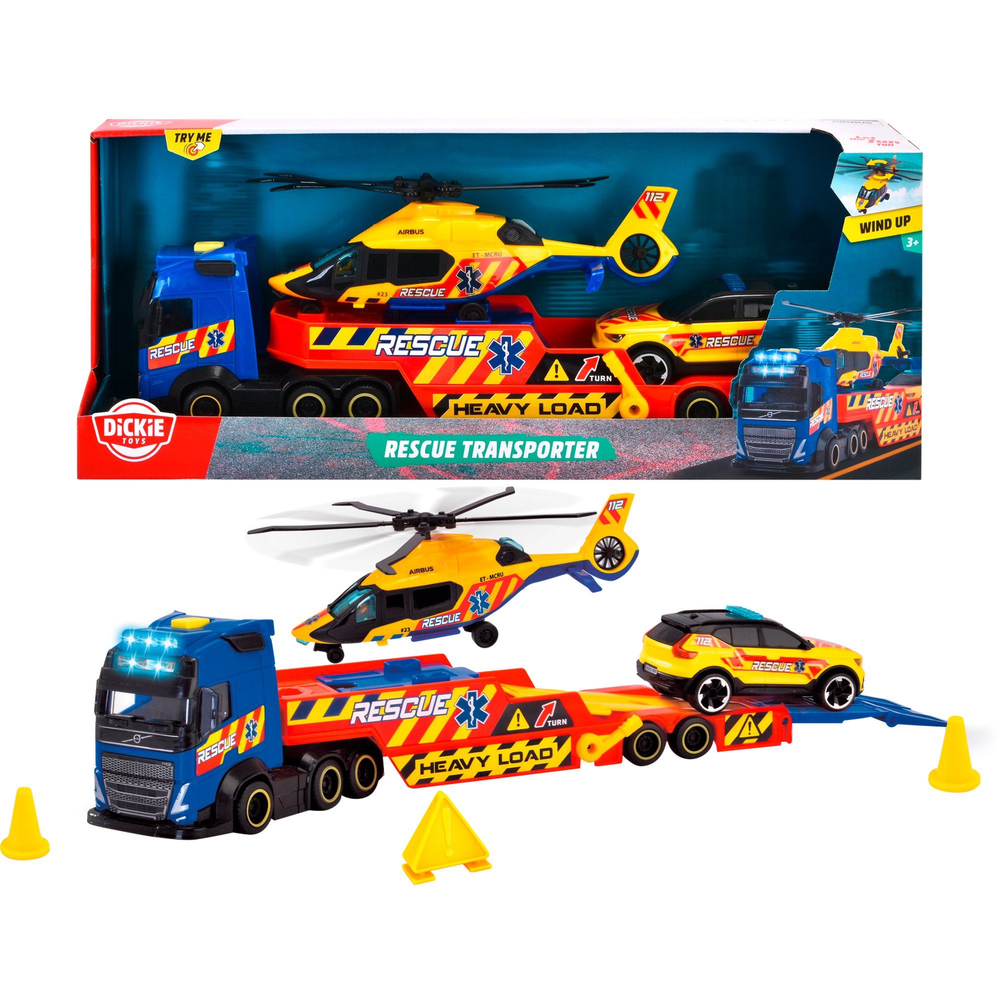 SIMBA Spielzeug-Auto Rescue Transport, Zielgruppe: Kindergartenkinder