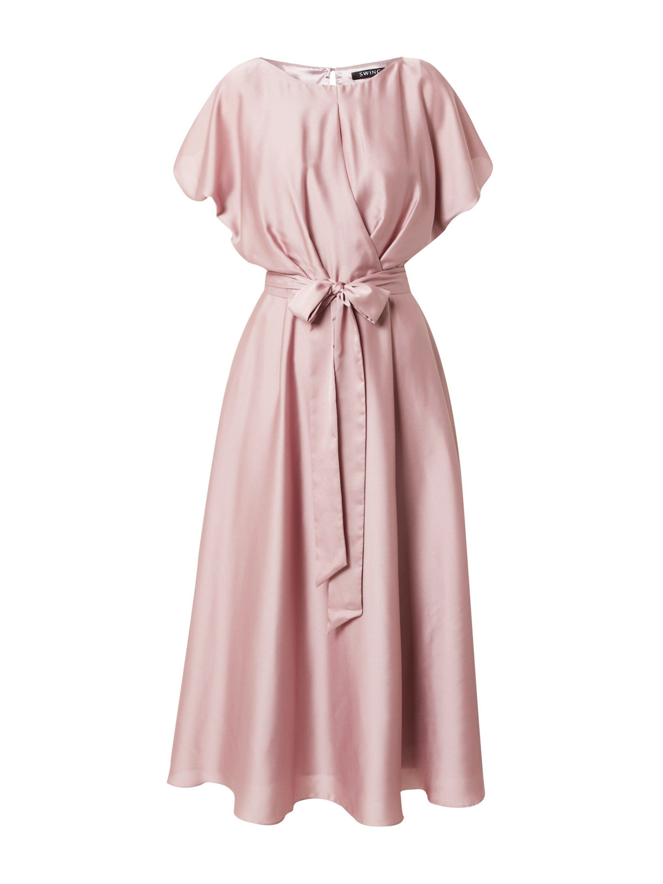 Swing Midikleid 1 Tlg Cut Outs Abgesteppter Saumkante