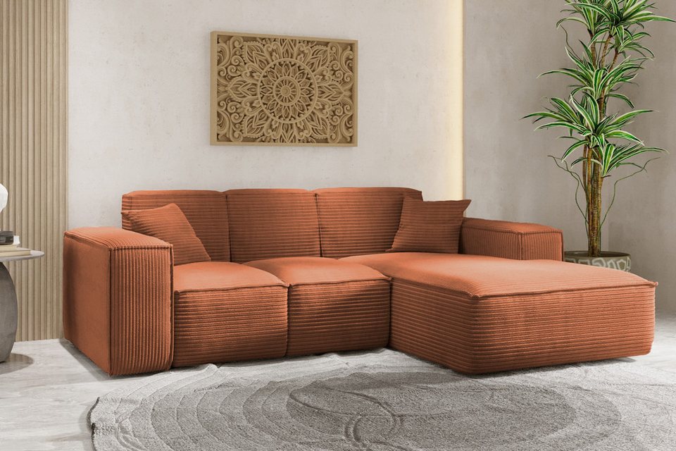 Kaiser Möbel Ottomane Ecksofa Eckcouch L Form Wohnzimmer Couch Siena