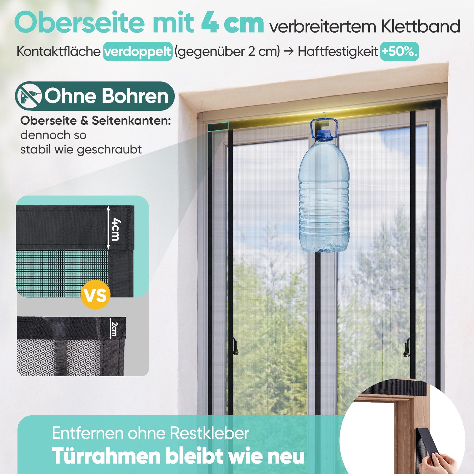 Wunderschne Fliegengitter Balkon Ohne Bohren Fotos