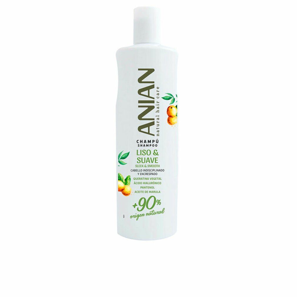 Anian Haarshampoo Liso y Suave Champú Queratina Vegetal 400ml, Unisex