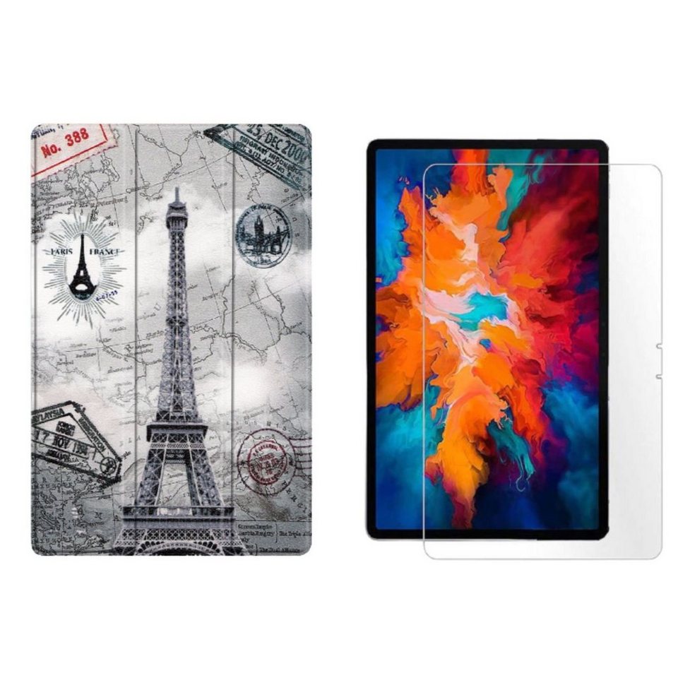 Lobwerk Tablet Hülle 2in1 Set Hülle Folie Für Lenovo Tab P11 Pro Tb