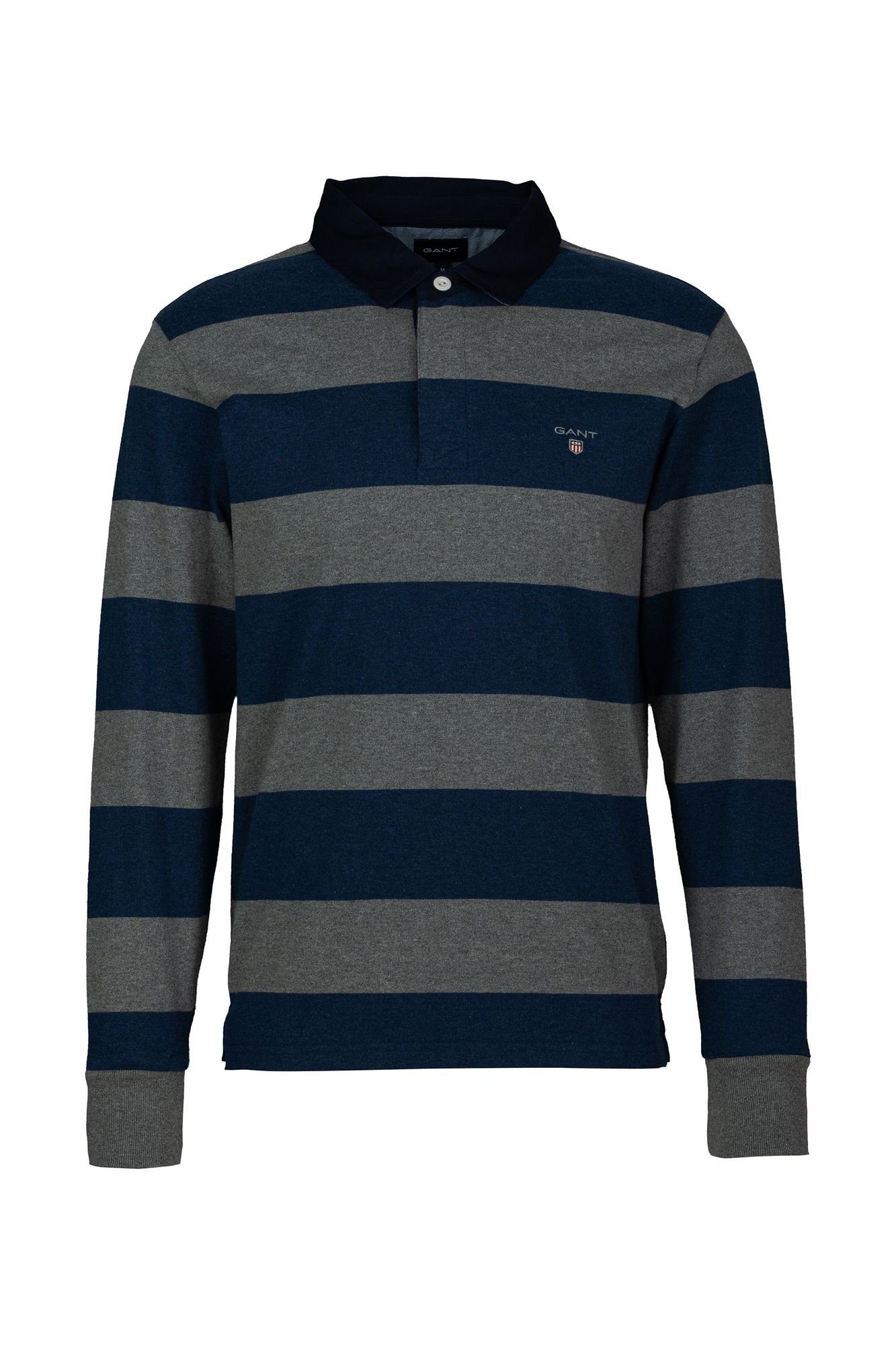 Gant Langarm Poloshirt Original Barstripe Heavy Rugger Originale