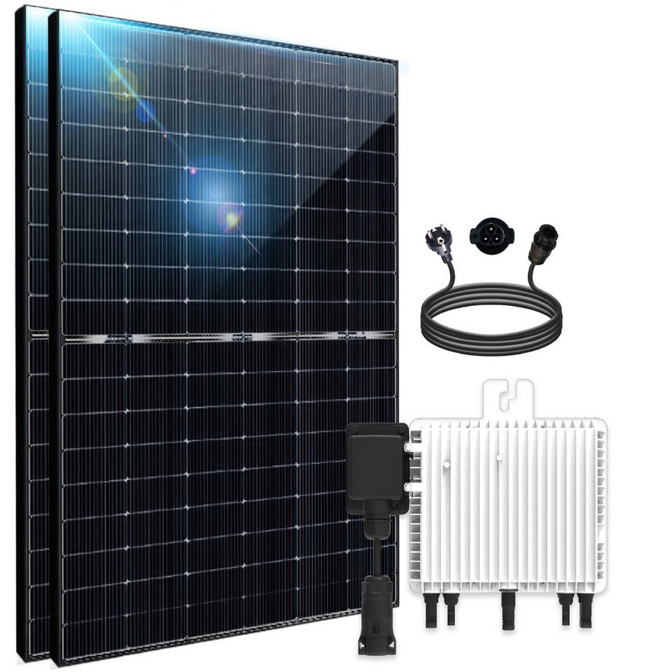 Terralumen Solaranlage Balkonkraftwerk Komplettset 1000w 800w Bifazial