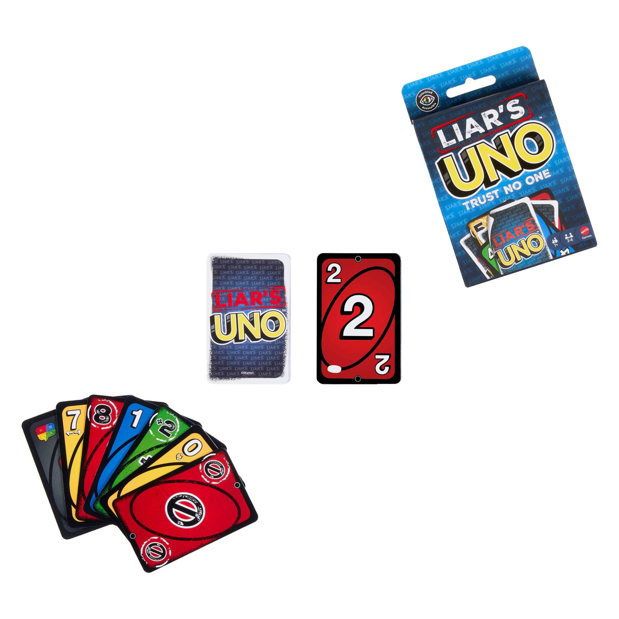 Mattel games Spiel UNO Liars, Kartenspiel, Game, Videospiel