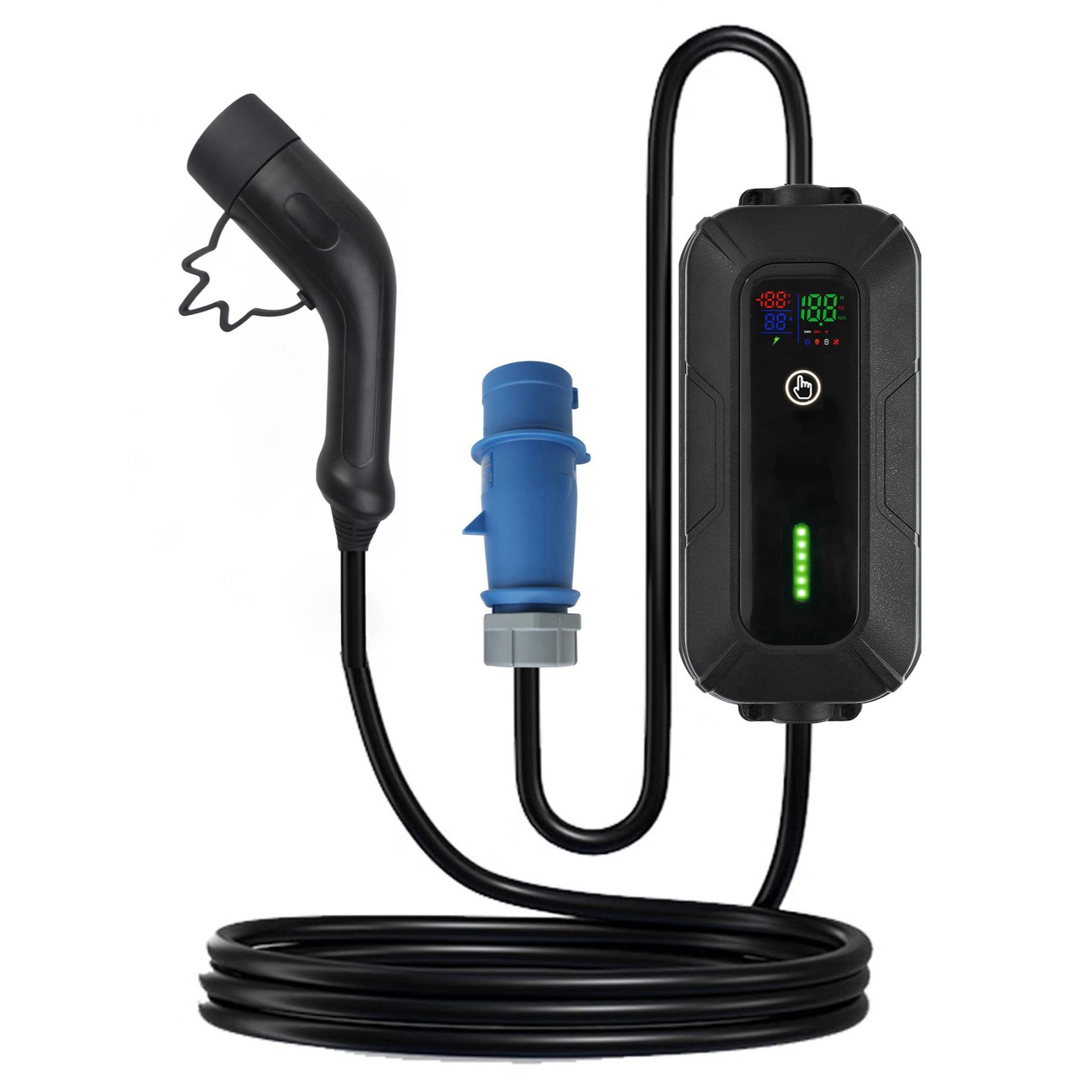 Platinet Elektroauto-Ladestation E-Auto Ladegerät 11 kW 3 Phasen mit ...