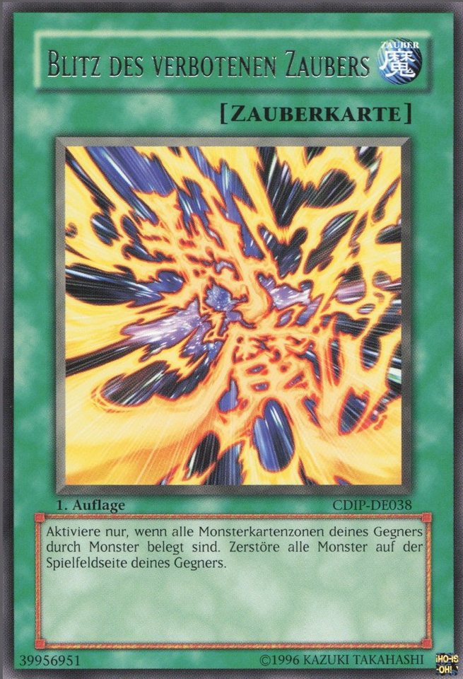 Recollectibles Sammelkarte Yugioh Blitz Des Verbotenen Zaubers V 1