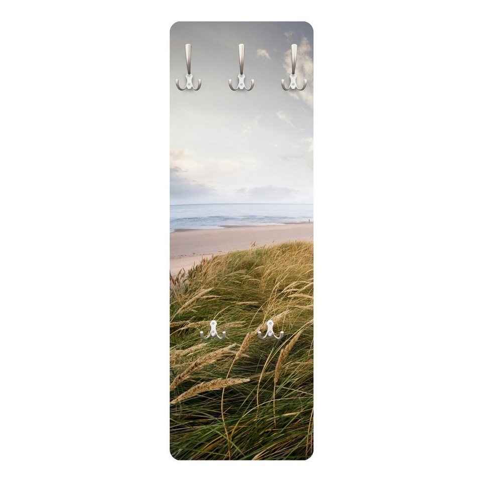 Bilderdepot24 Garderobenpaneel Beige Strand Meer Natur Dünentraum