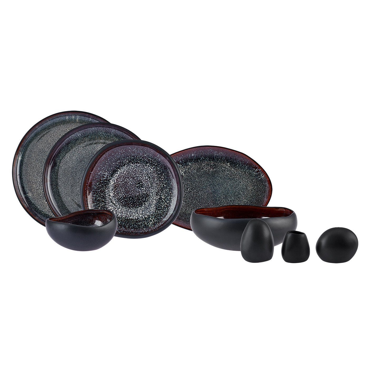 Karaca Geschirr Set Streamline New Galactic Stoneware Geschirrset 59