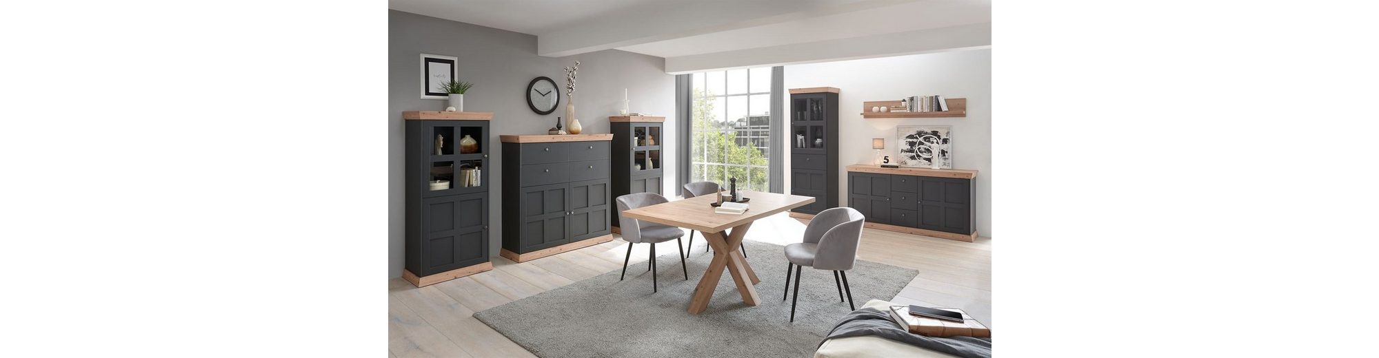 58 aufm Kessel Esszimmer-Set »Esszimmermöbel Set Eden 6-tlg. Esszimmer ...