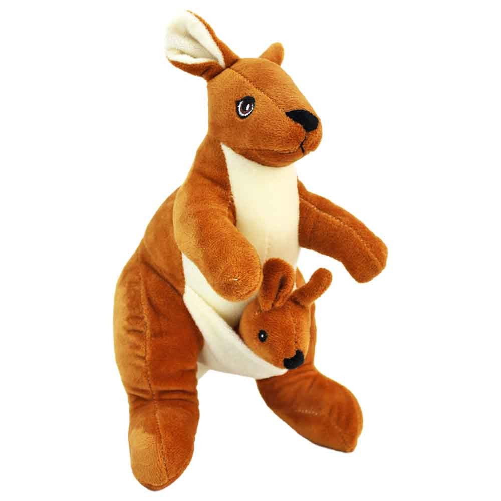 BEMIRO Kuscheltier Känguru Kuscheltier mit Baby - ca. 23 cm (1-St ...